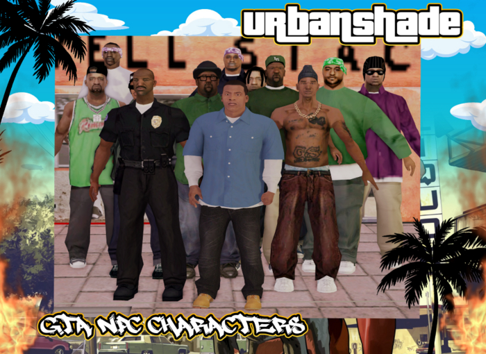 Second Life Marketplace - [UrbanShade]-GTA Characters mega Pck